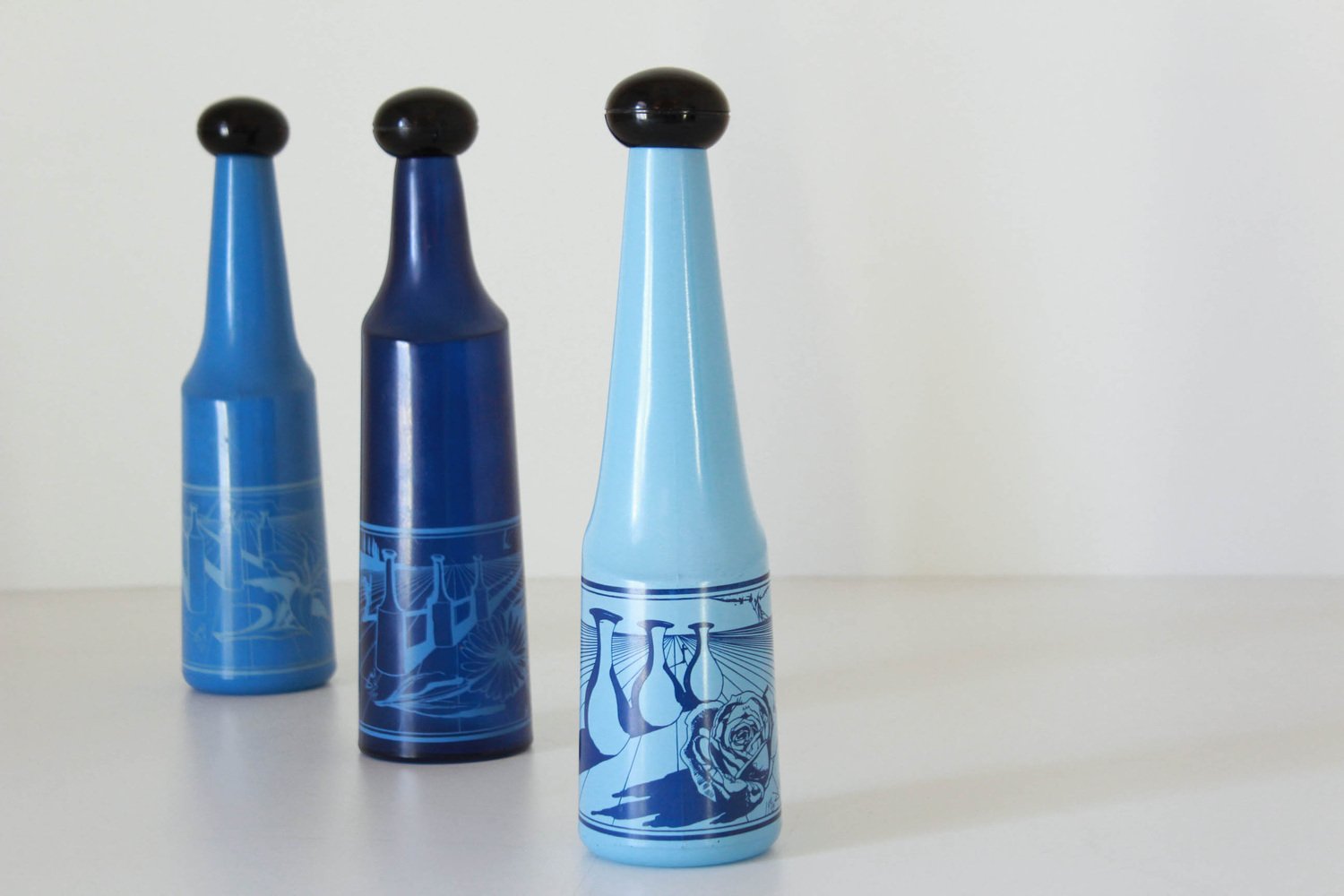 Vintage Liquor Bottles by Salvador Dali for Rosso Antico, Set of 3 for ...