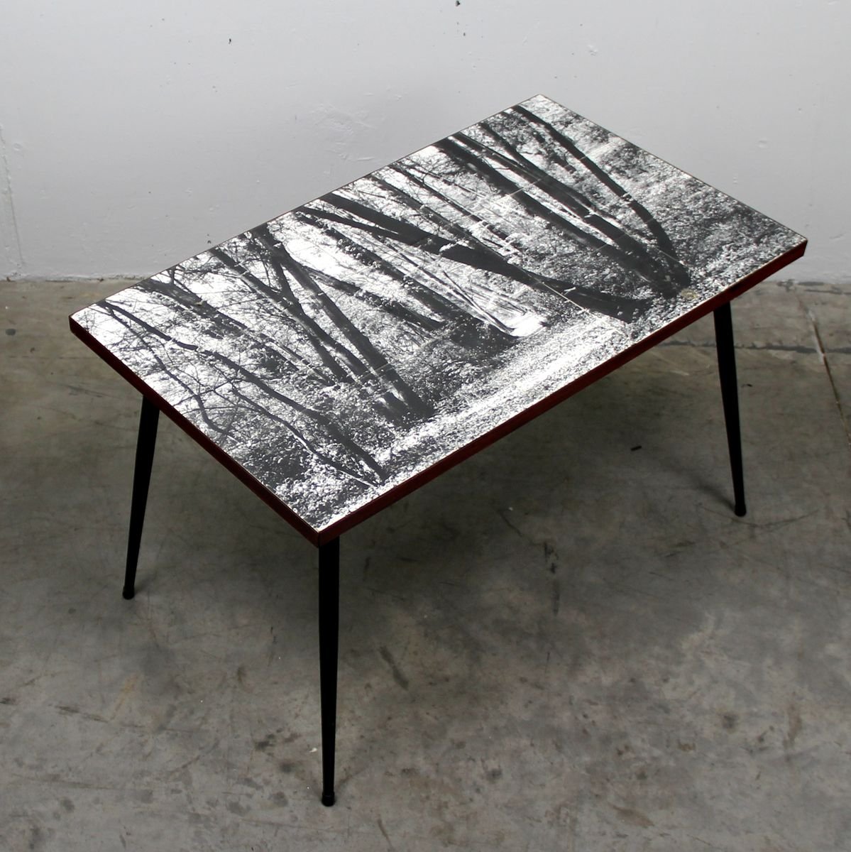 Vintage Silkscreen Table for sale at Pamono