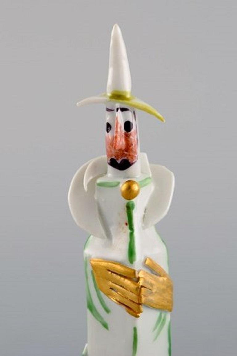 Figure in Hand-Painted Porcelain by Peter Strang for Meissen, Late 20th ...