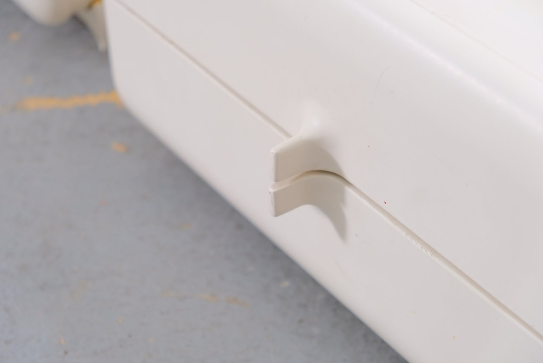 Mid-Century French Space Age White Sideboards, 1960, Set of 2 for sale ...