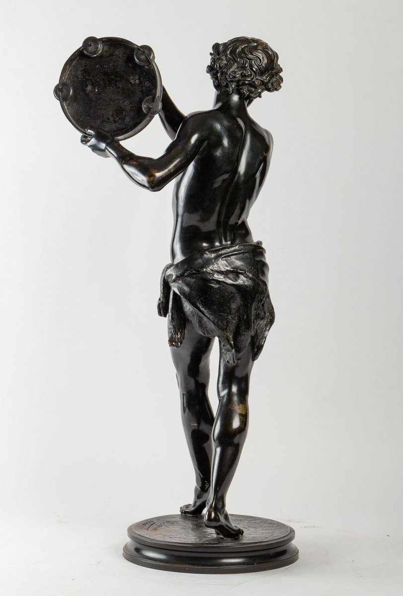Bronze Sculpture of a Cymbal Player for sale at Pamono