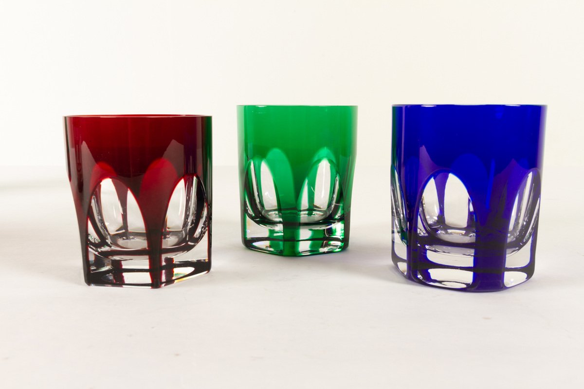 Vintage Swedish Glassware by Sven Palmqvist for Orrefors, 1960s, Set of ...