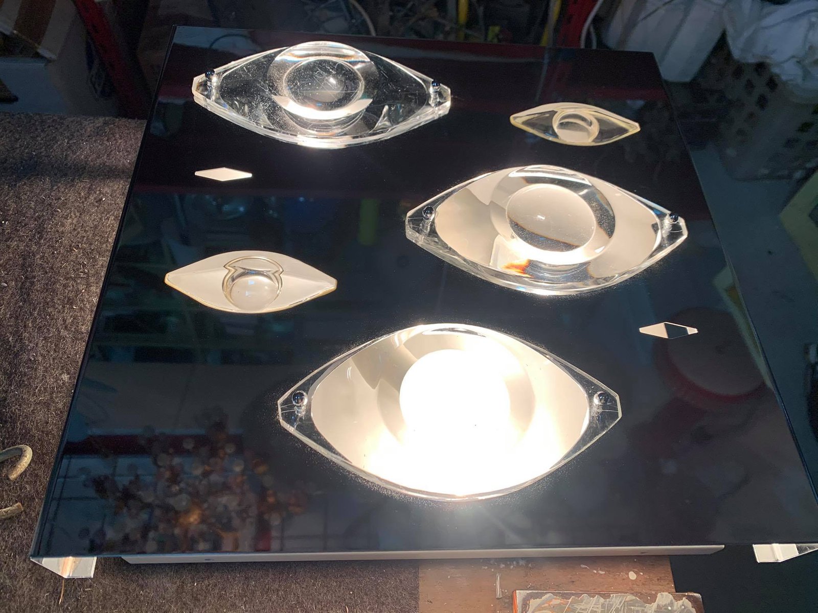 Eye Wall Lamp by Oscar Torlasco for Stilkronen, 1970s for sale at Pamono
