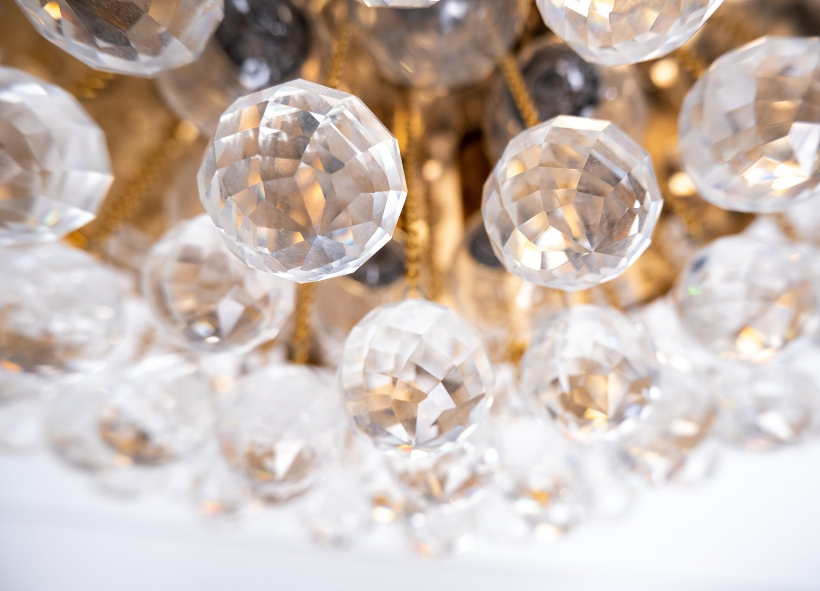 Swarovski Crystal Ball Chandelier, 1970s for sale at Pamono