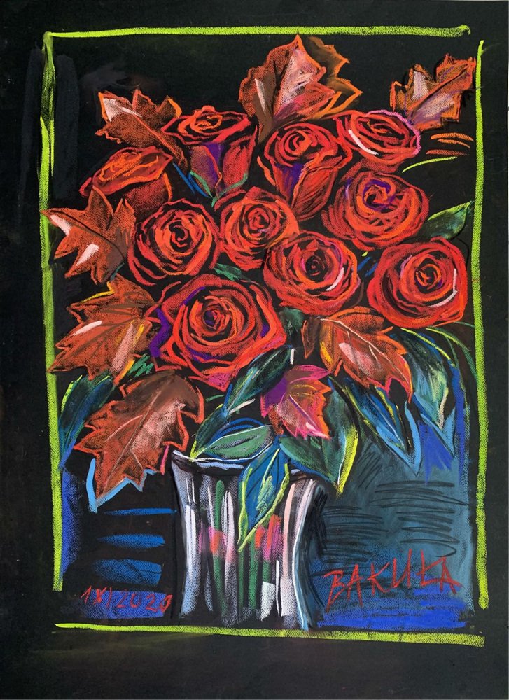 Hanna Bakula, Flowers, 2020 for sale at Pamono