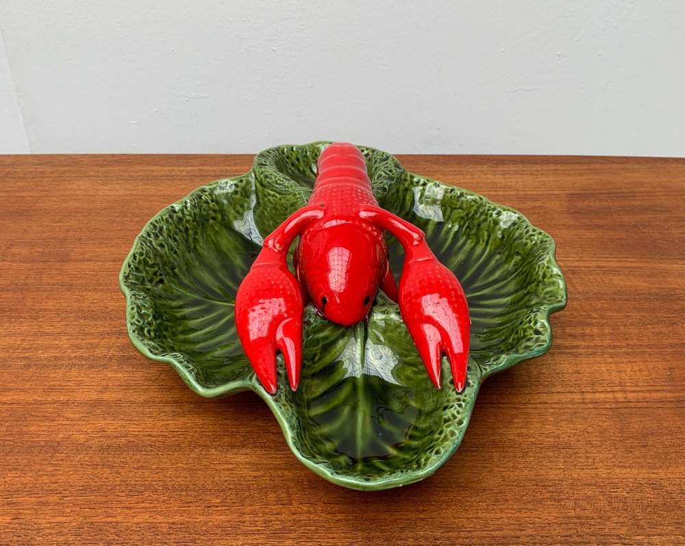 Italienische Vintage Hummer Keramik Schale Vintage Skulptur bei Pamono ...