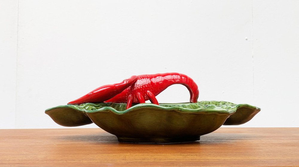 Italienische Vintage Hummer Keramik Schale Vintage Skulptur bei Pamono ...