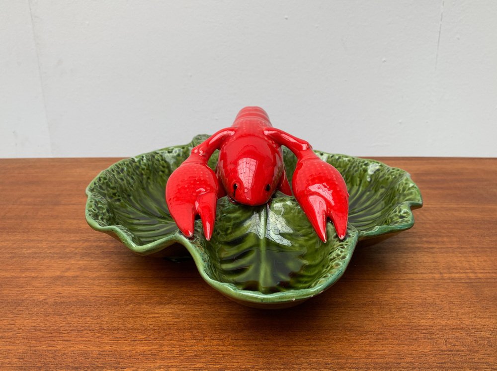 Italienische Vintage Hummer Keramik Schale Vintage Skulptur bei Pamono ...