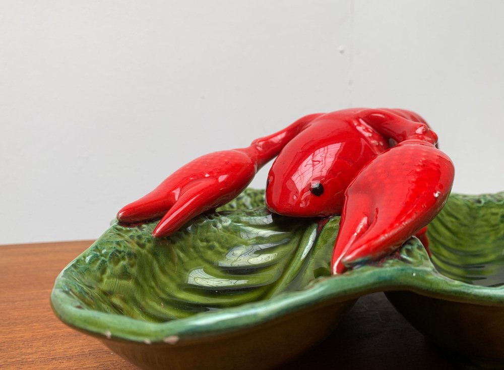 Italienische Vintage Hummer Keramik Schale Vintage Skulptur bei Pamono ...