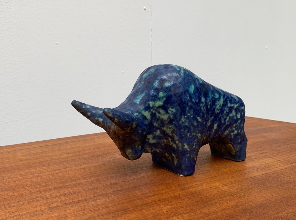 Vintage German Taurus Pottery Sculpture from Otto Keramik for sale at ...