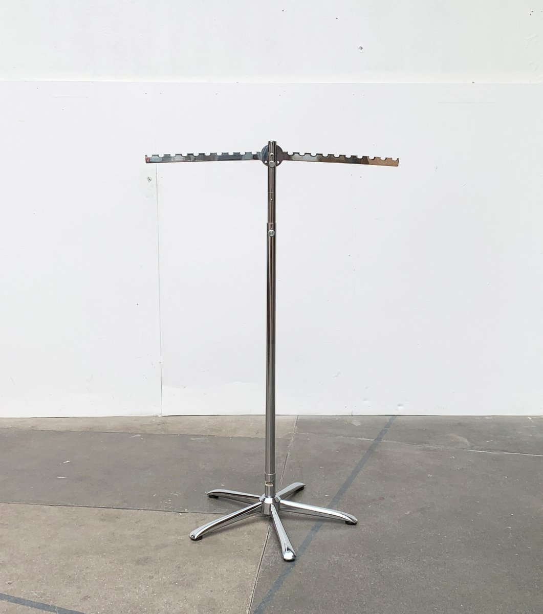 Mid-Century German Space Age Metal Coat Rack from Bremshey, Solingen ...