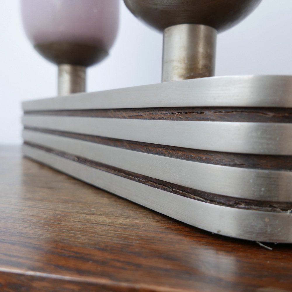 Large Belgian Art Deco Table Lamps, Set of 2 for sale at Pamono