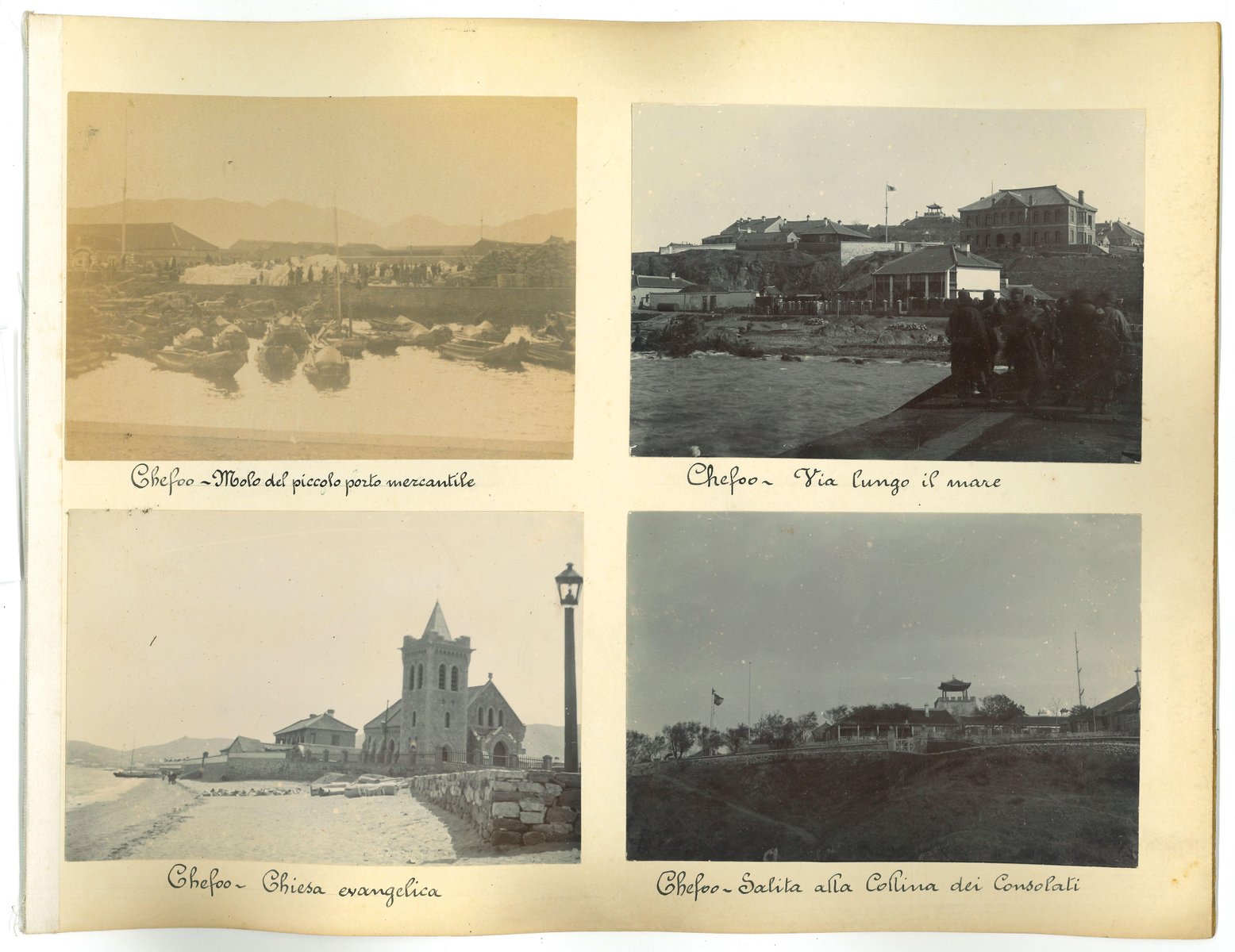 Ancient Views of Chefoo, Vintage Albumen Prints, 1890s bei Pamono kaufen
