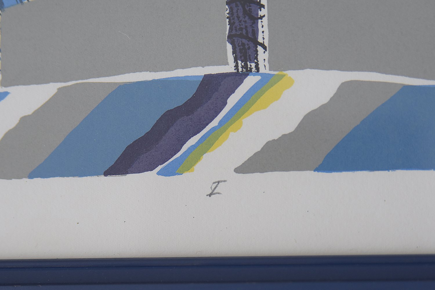 Vintern, Farblithographie von Knut Grane, 1991 bei Pamono kaufen