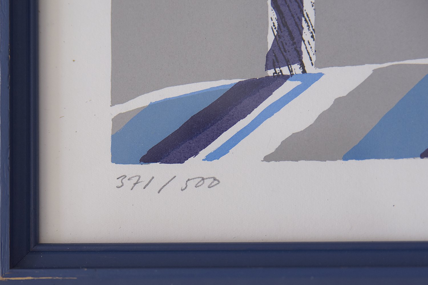 Vintern, Farblithographie von Knut Grane, 1991 bei Pamono kaufen