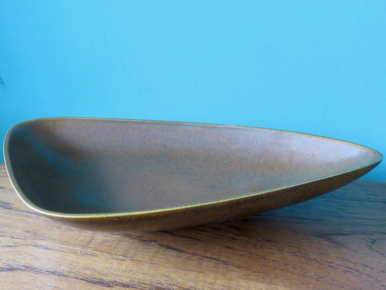 Triangular Ceramic Dish by Gunnar Nylund from Nymolle, Sweden, 1960s ...