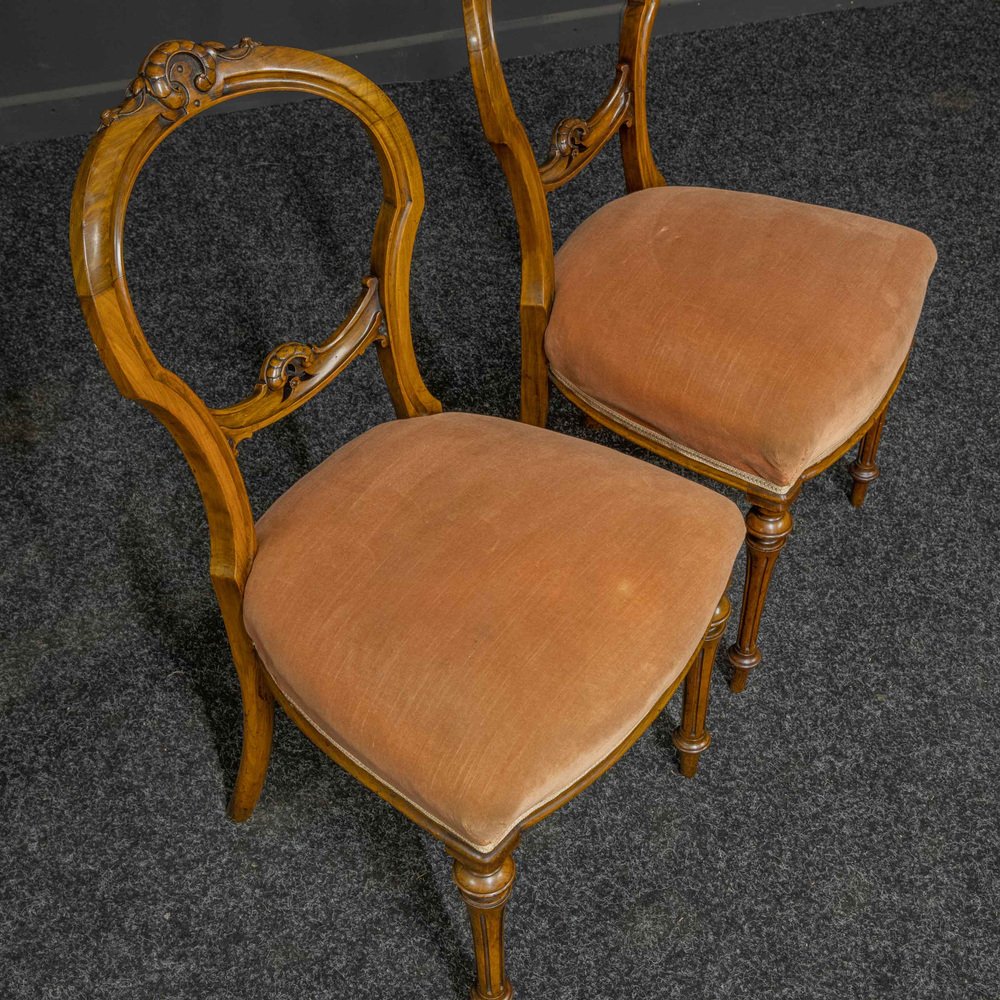 Victorian Chairs, Set of 2 for sale at Pamono