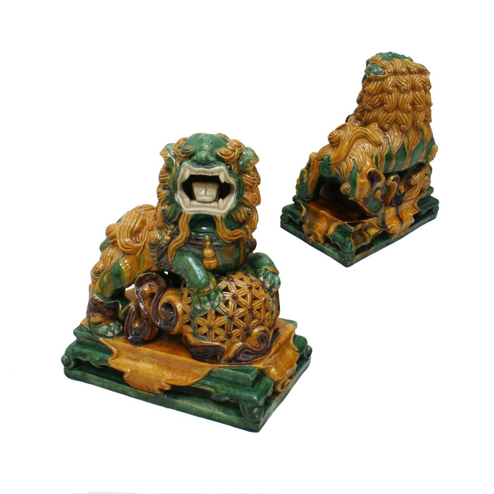 20th Century Chinese Foo Lions, Set of 2 for sale at Pamono