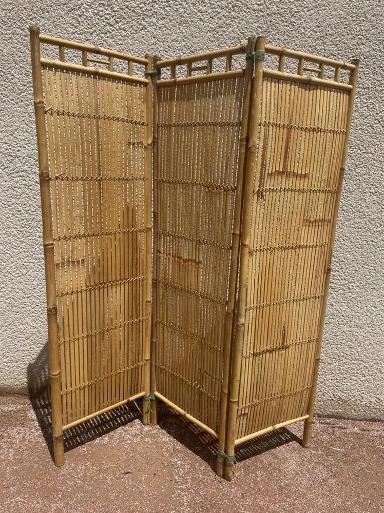 Bamboo Screen, 1960s for sale at Pamono