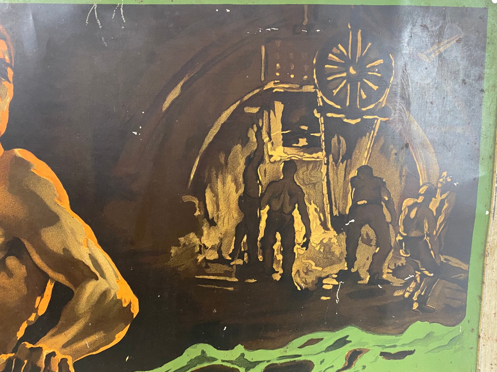 Italian Tin Advertising Sign from Bachtold Engines for sale at Pamono