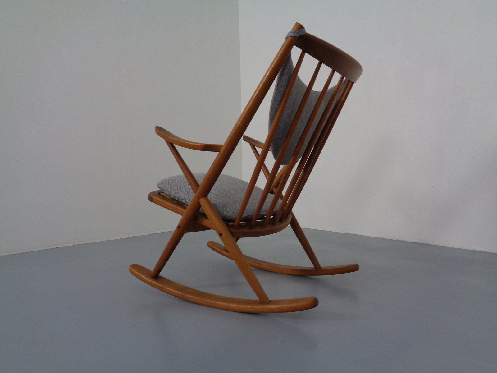 Danish Teak Rocking Chair by Frank Reenskaug for Bramin, 1960s for sale ...