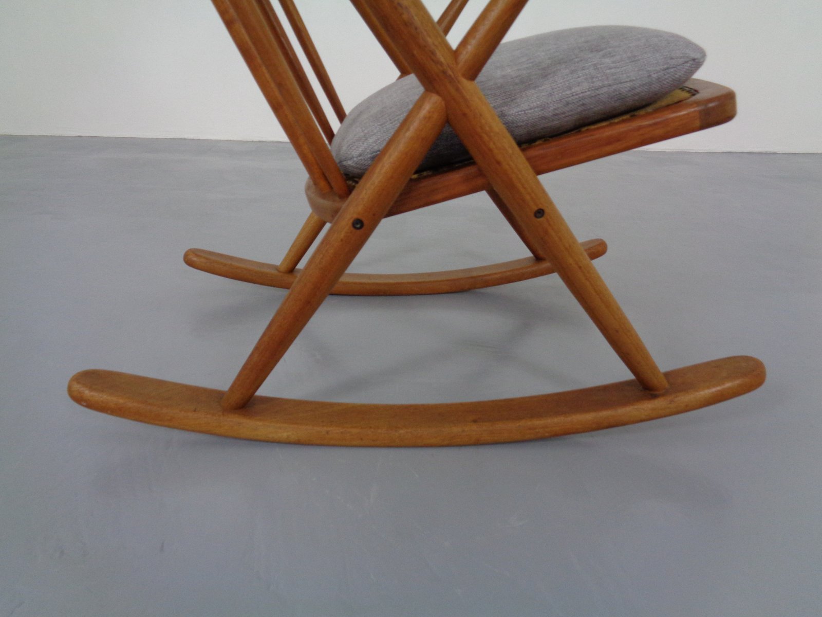 Danish Teak Rocking Chair by Frank Reenskaug for Bramin, 1960s for sale ...