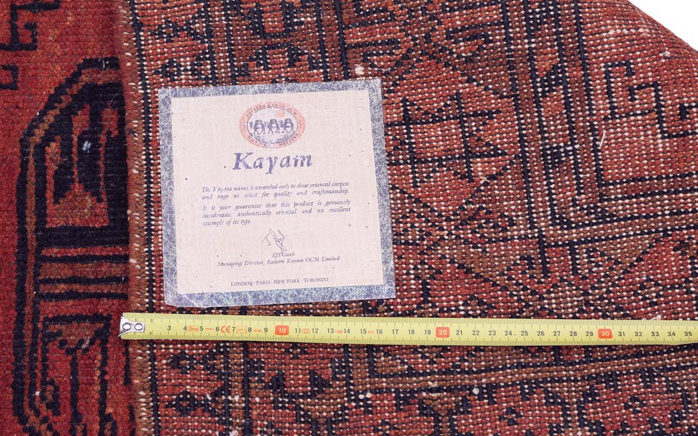 Large Vintage Eastern Kayan Wool Rug for sale at Pamono