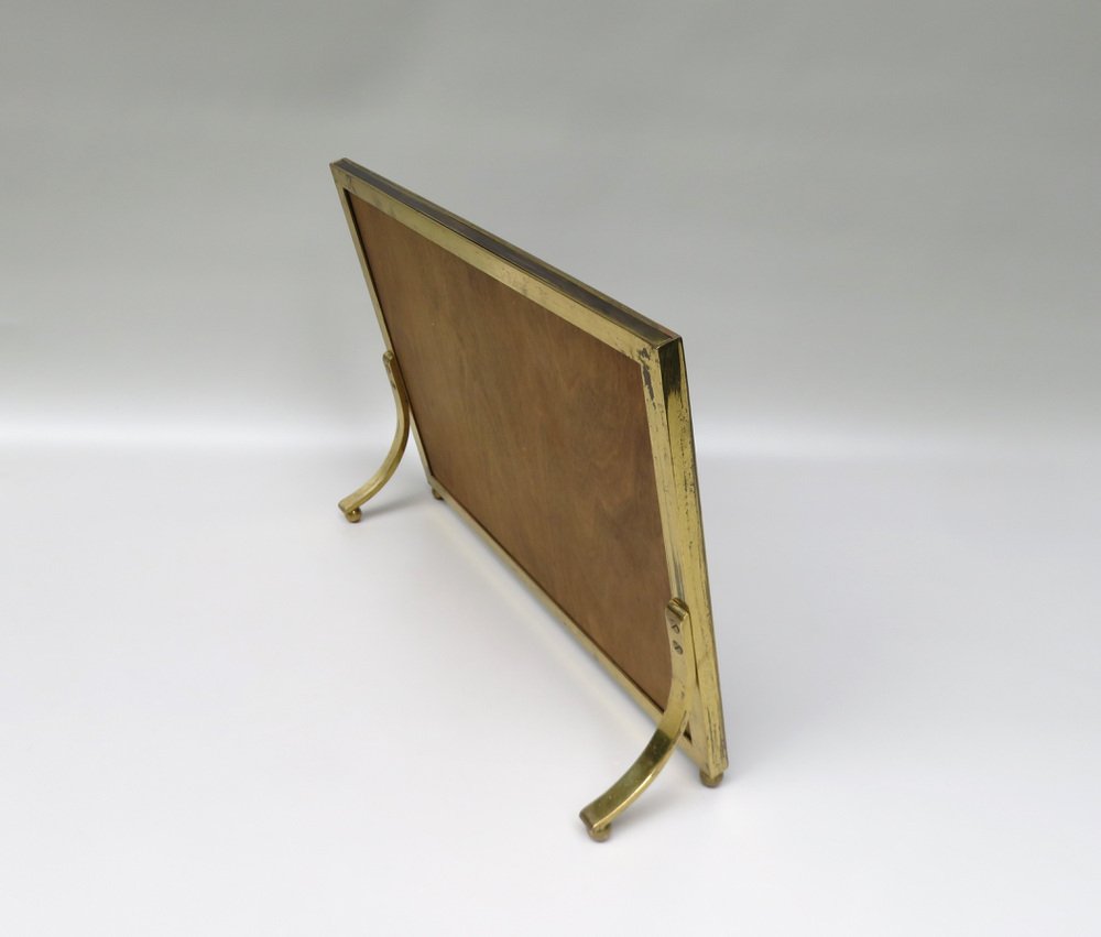 Large Bauhaus Minimalist Brass Picture Frame for sale at Pamono