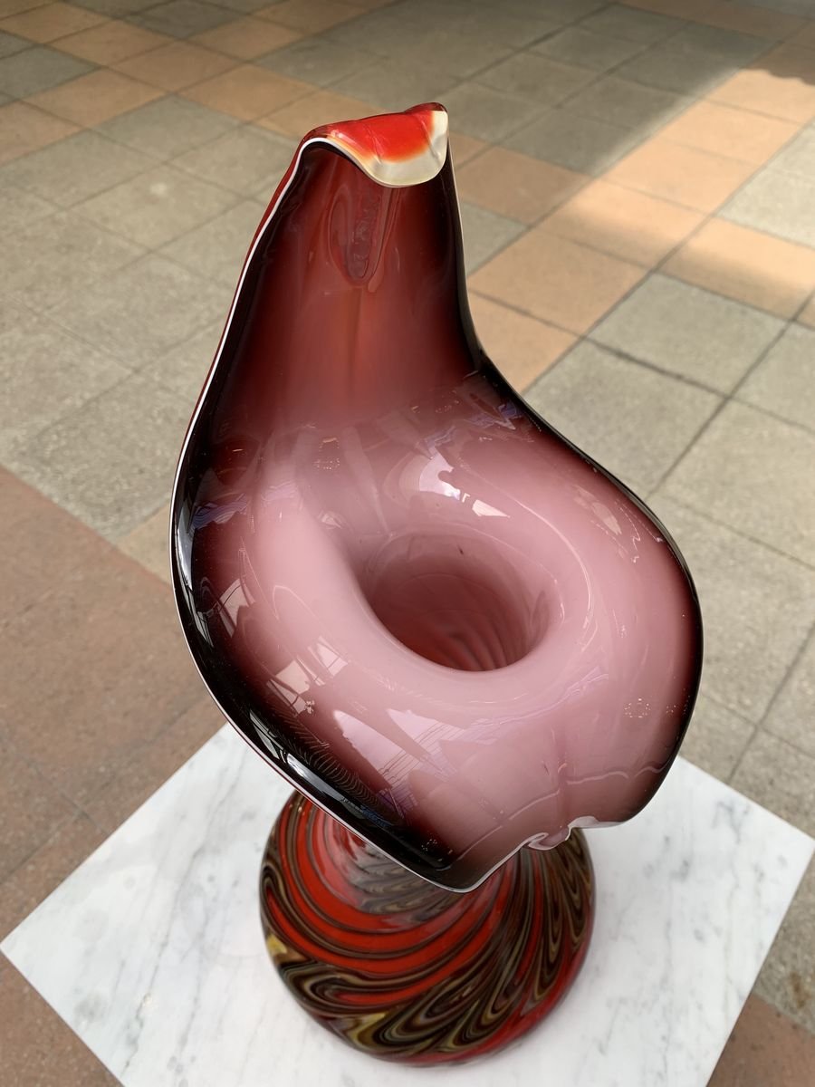 Arum Murano Glass Vase, 1950 for sale at Pamono