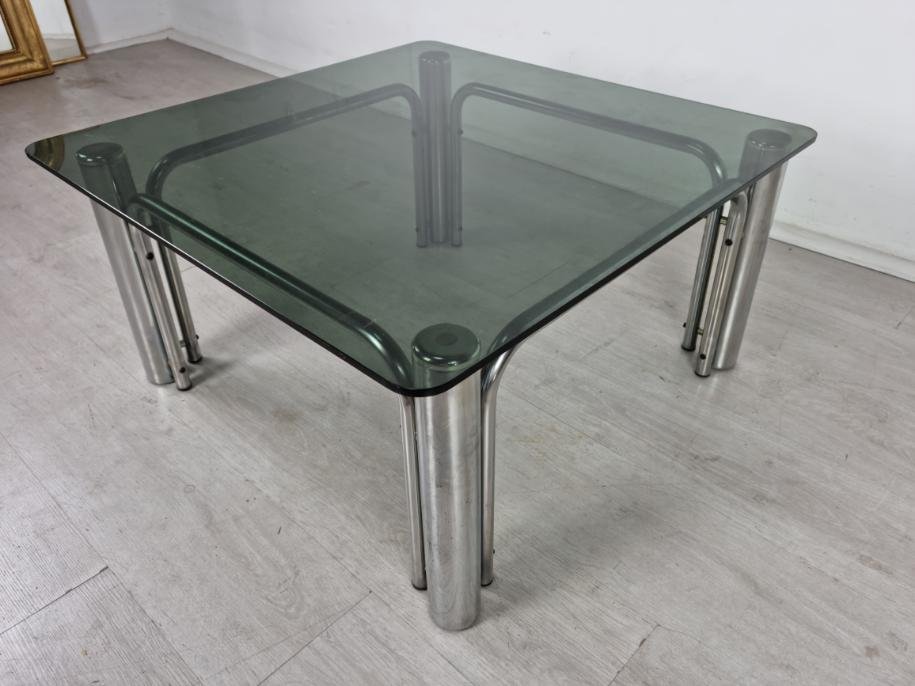 Vintage Low Square Table for sale at Pamono