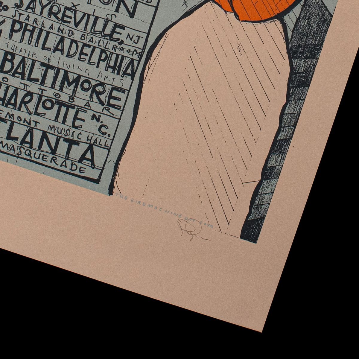 Decorative American Thrice Concert Tour Poster and Art Print, 2007 for ...