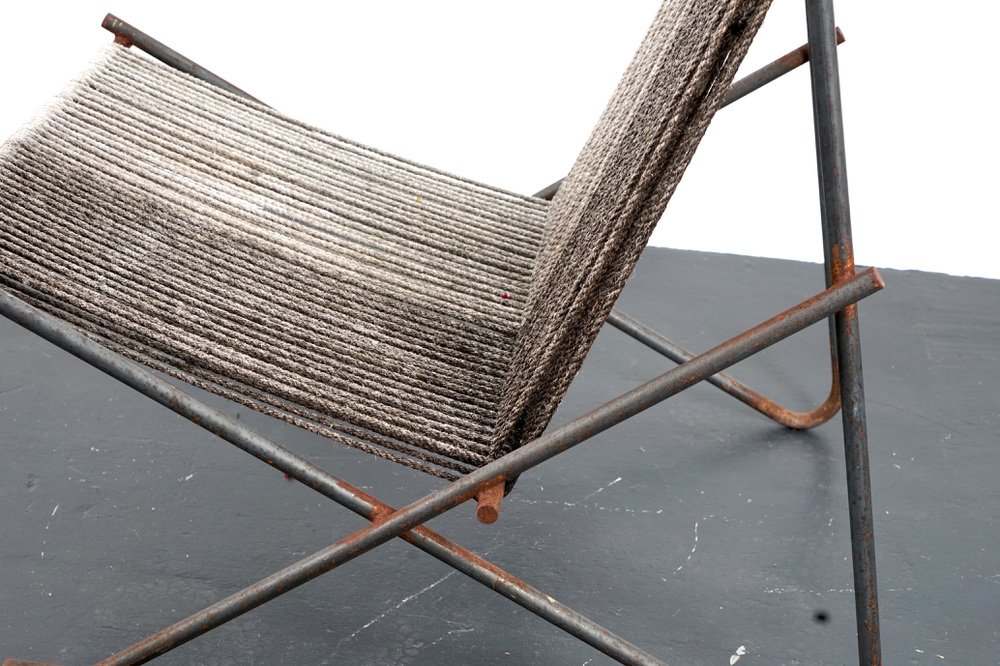 Silla Flag grande de Poul Kjaerholm en venta en Pamono