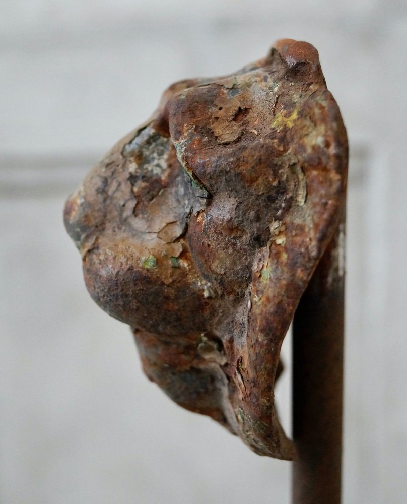Georgian Cast Iron Lion Mask on Stand for sale at Pamono