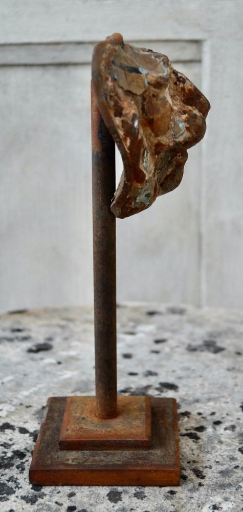 Georgian Cast Iron Lion Mask on Stand for sale at Pamono