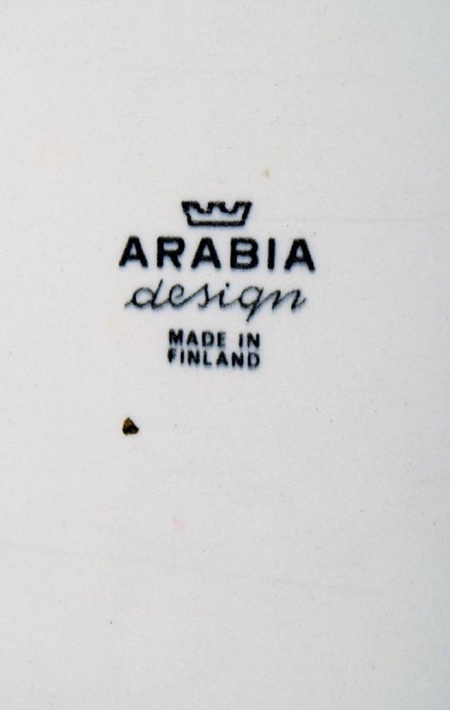 Arabian Porcelain Tray Decorated with Kitchen Utensils for sale at Pamono