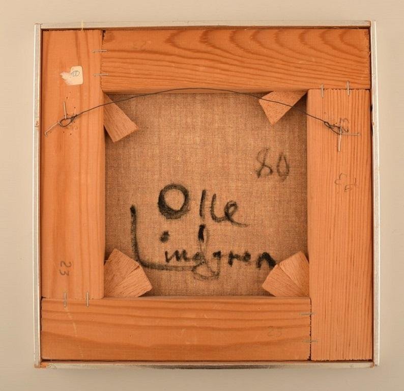 Olle Lindgren, 1930-2018, Sweden, Oil on Canvas, Modernist Park ...