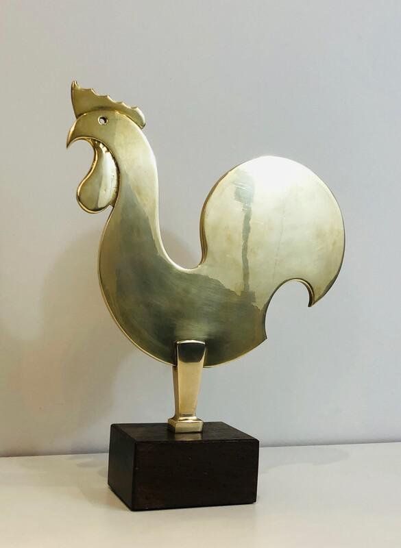 Messing Hahn Skulptur bei Pamono kaufen