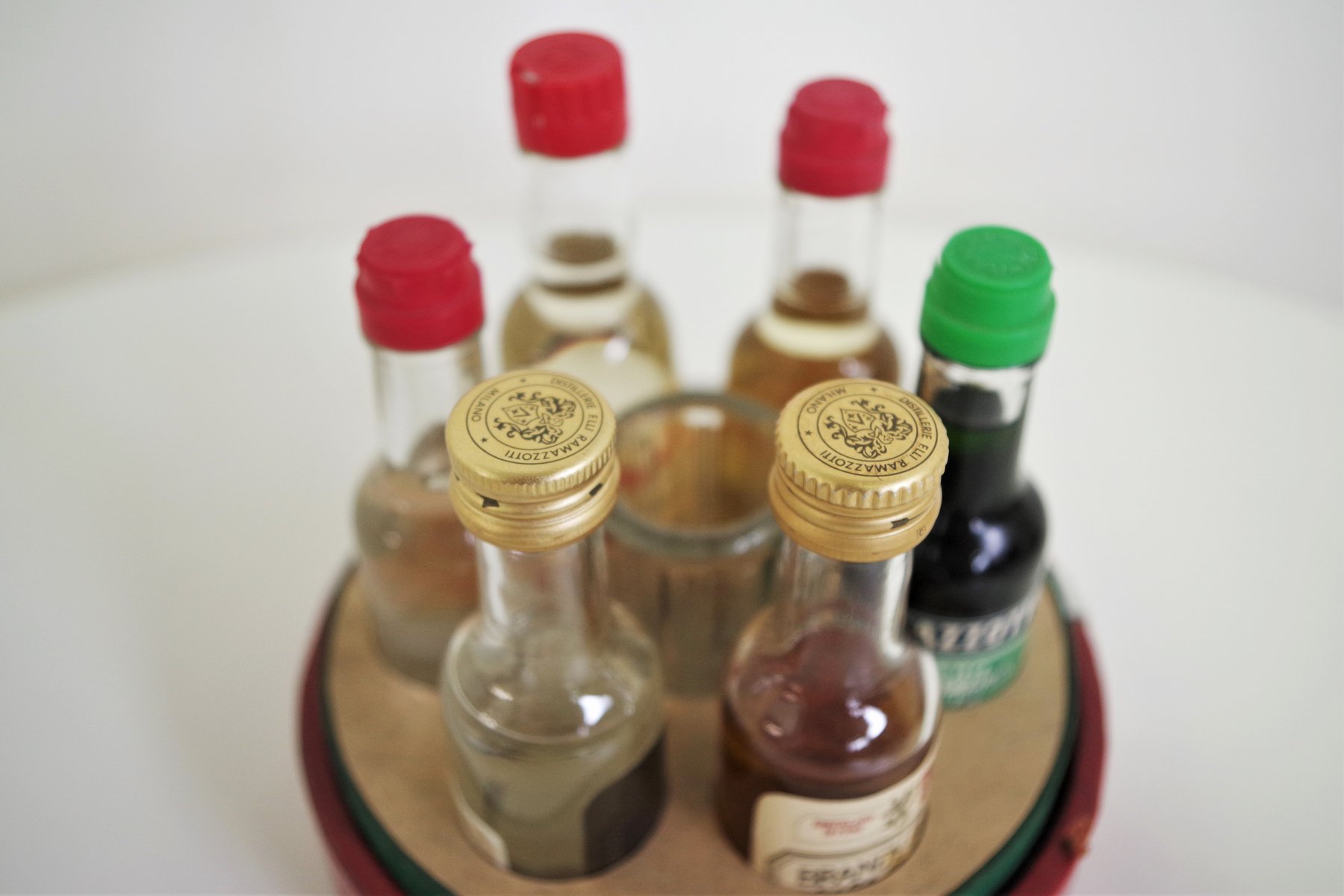 Liquor Bottle & Shot Glass Casket from Distillerie F.lli Ramazzotti ...