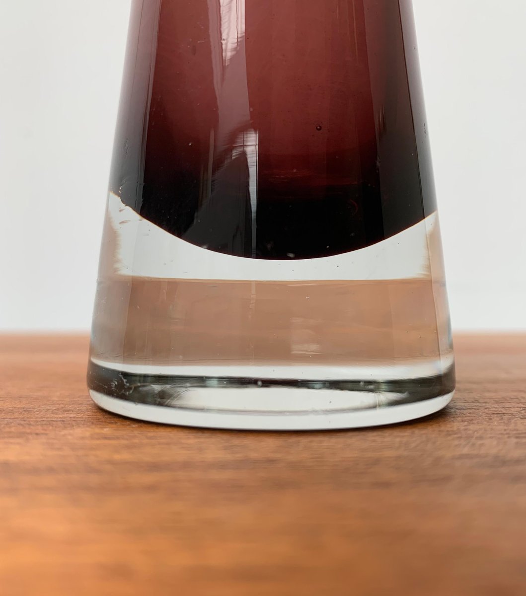 Vintage Finnish Glas Vase from Riihimäki, Finnland for sale at Pamono