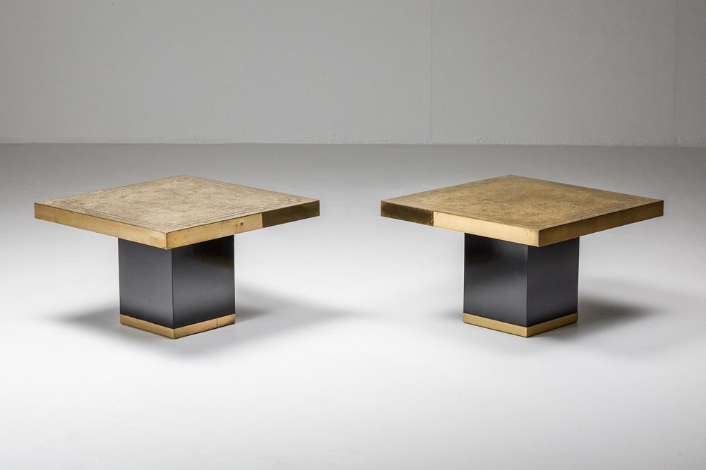 Table Basse Hollywood Regency par George Mathias, Belgique en vente sur ...