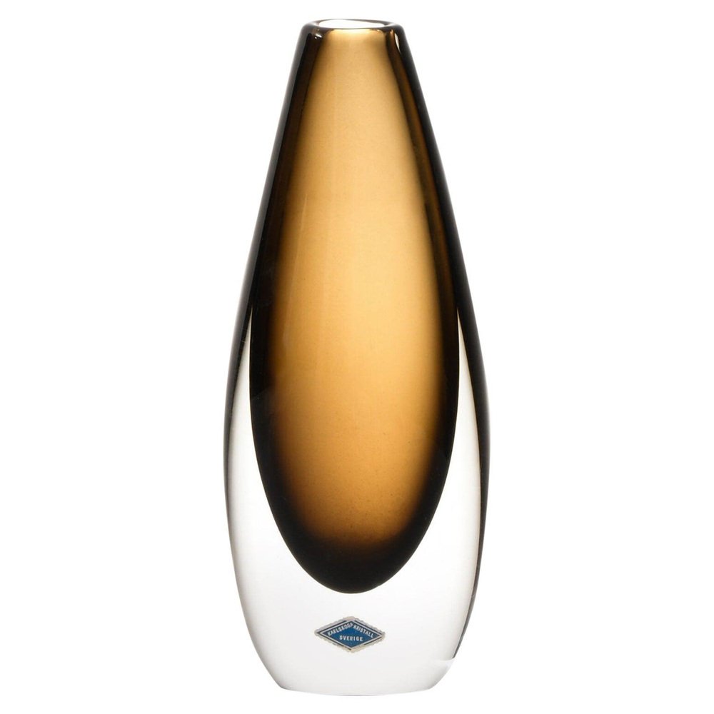 Swedish Crystal Vase from Karlskoga for sale at Pamono