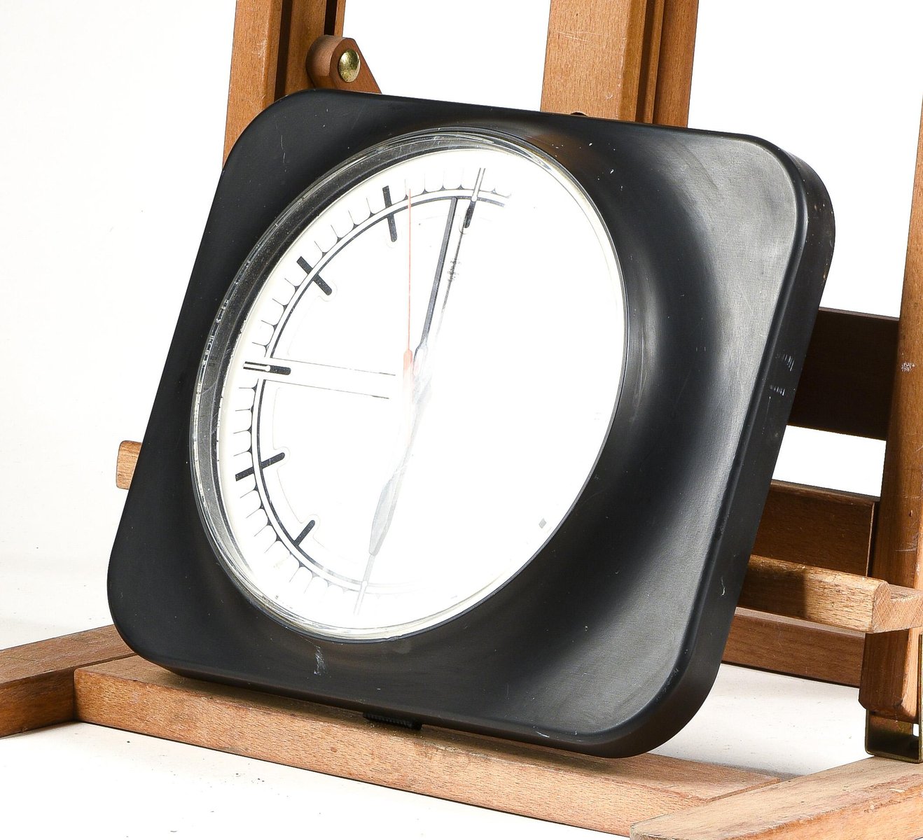 Black and Gray Plastic Clock from Philips, 2000s for sale at Pamono