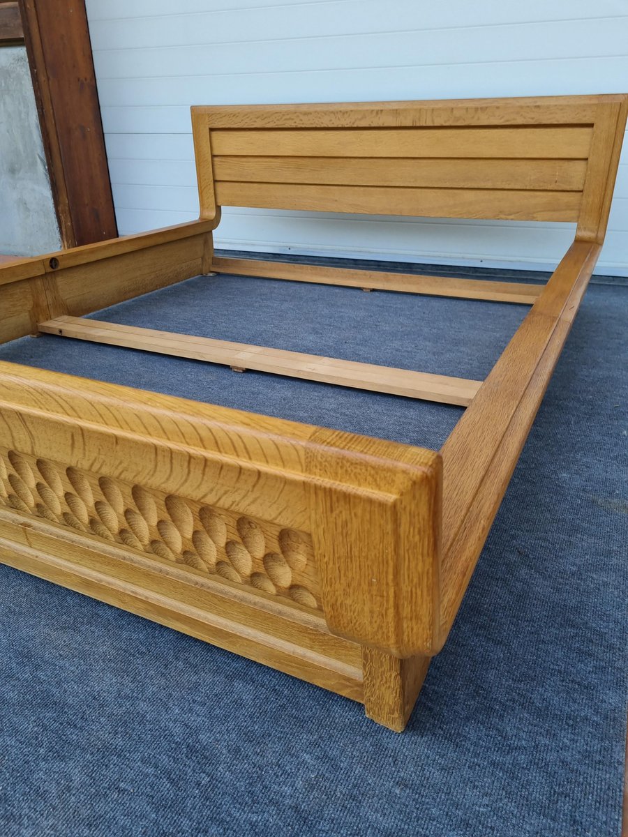 Lit par Guillerme et Chambron pour Votre Maison, 1970s en vente sur Pamono