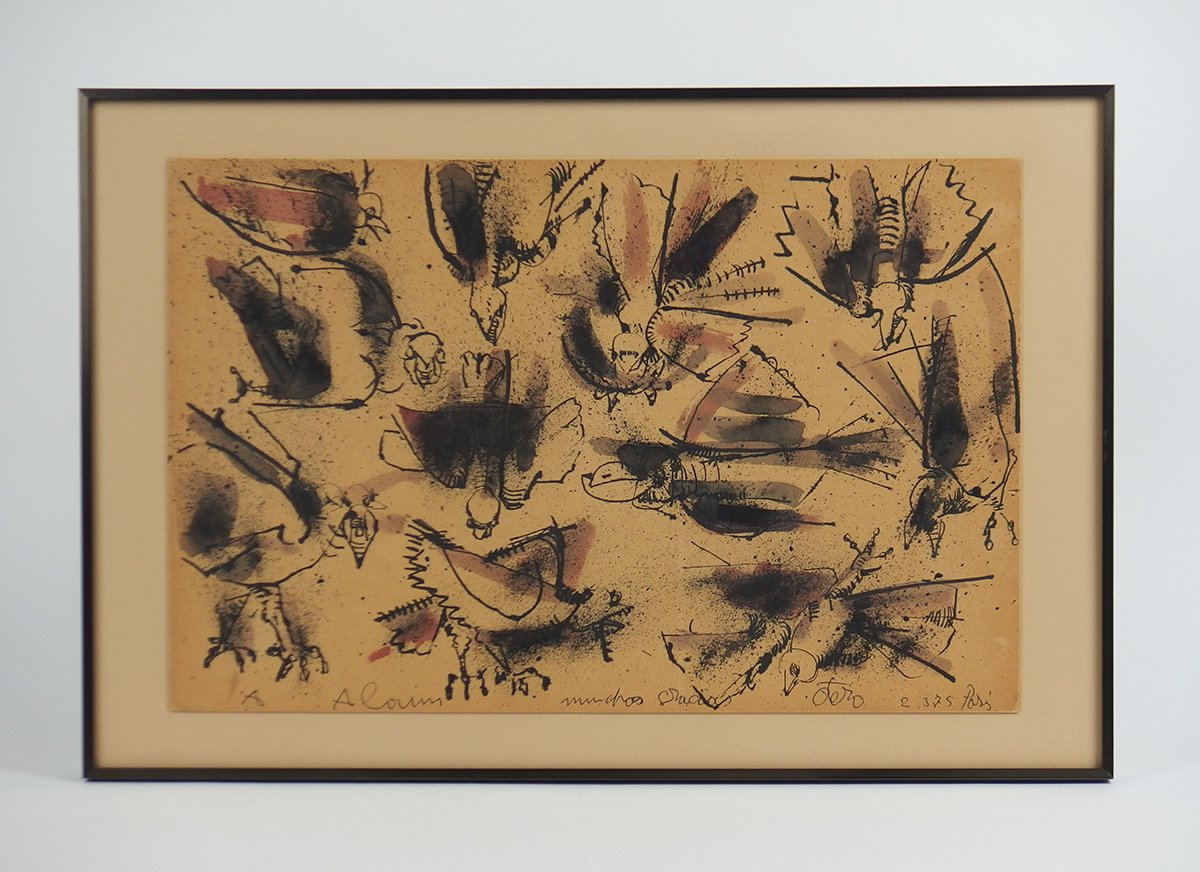 Birds, Work on Cardboard, Camilo Otero for sale at Pamono