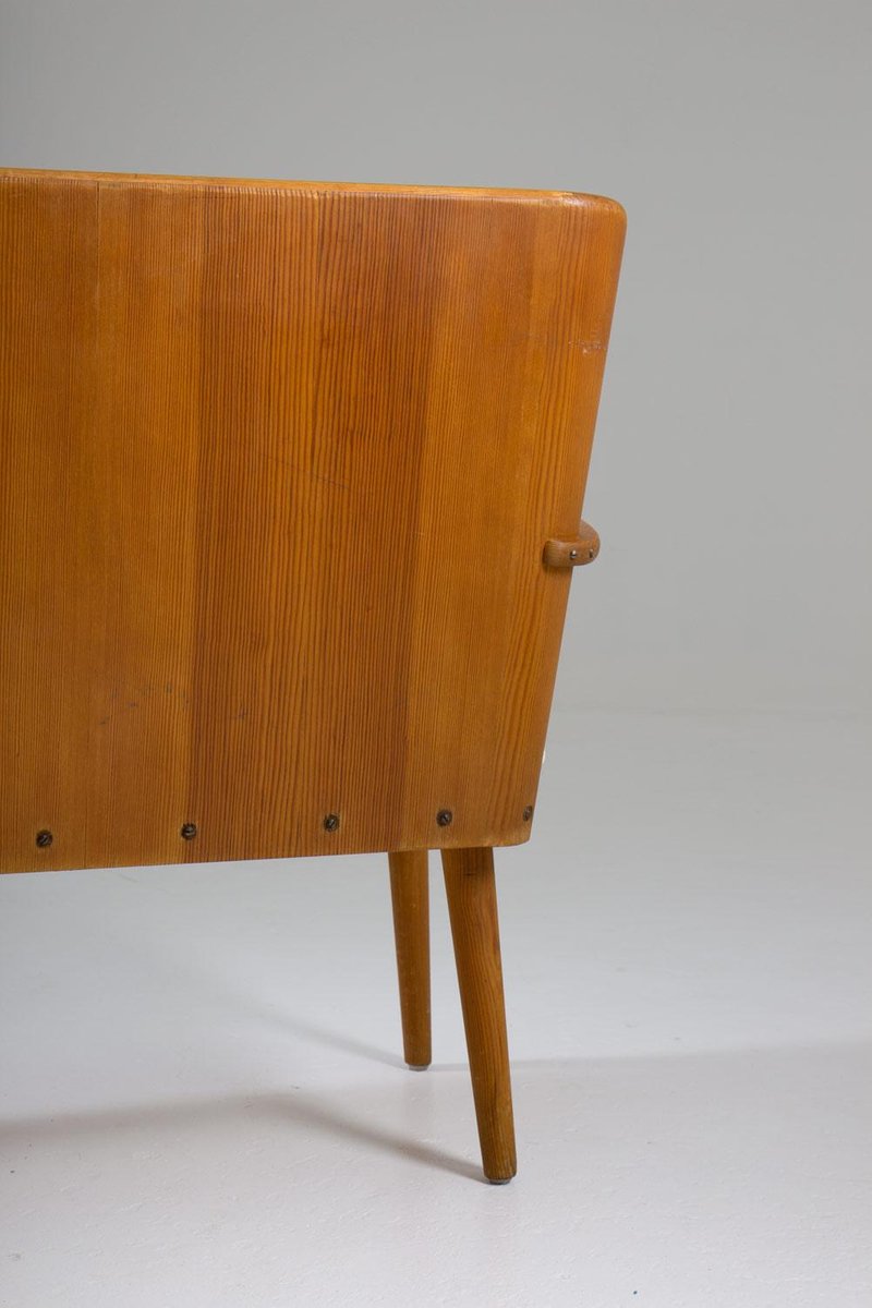 Swedish Pine Sofa by Göran Malmvall for Svensk Fur for sale at Pamono