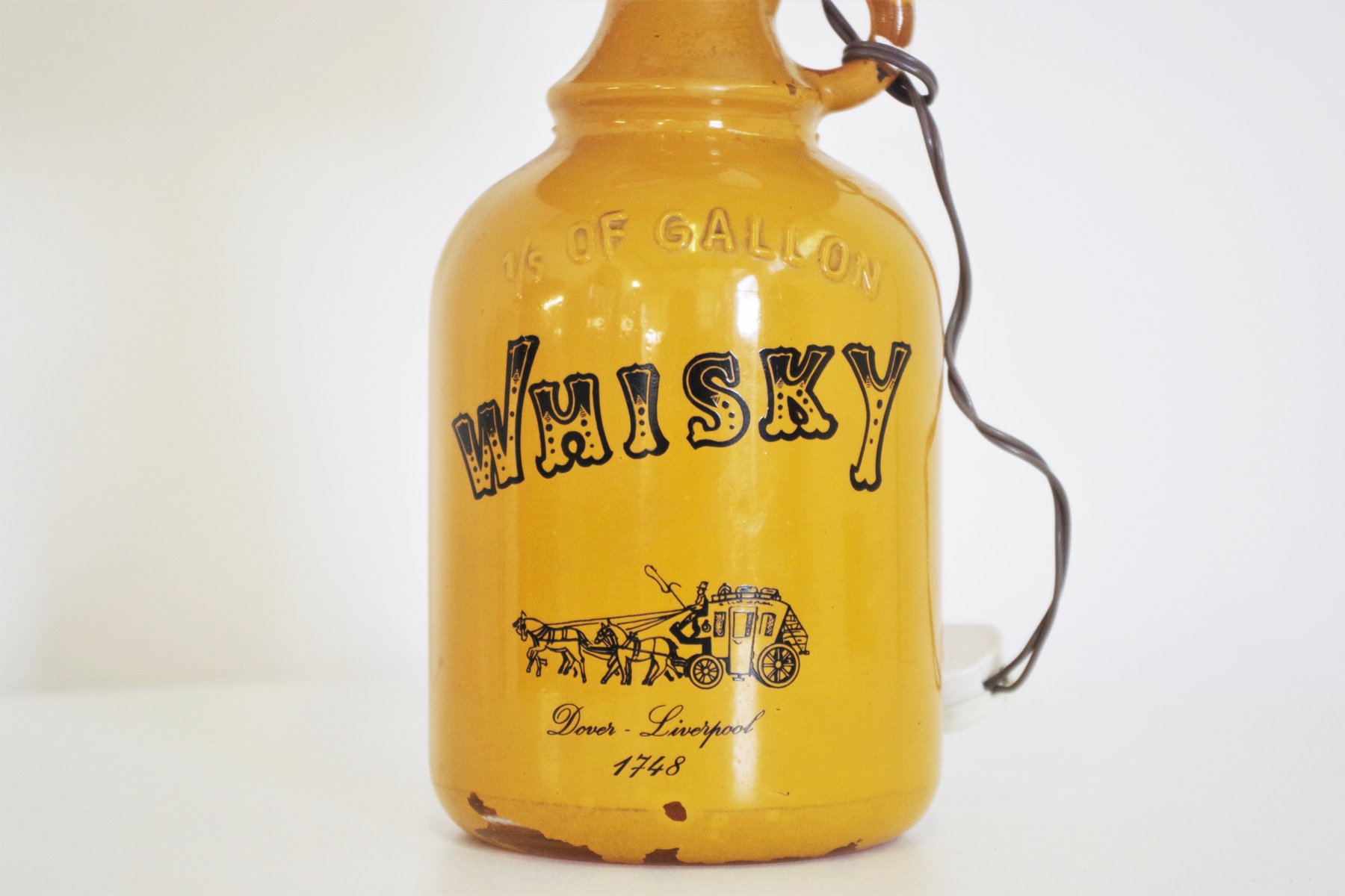 Denver Liverpool 1748 Whiskey Table Lamp, 1970s for sale at Pamono