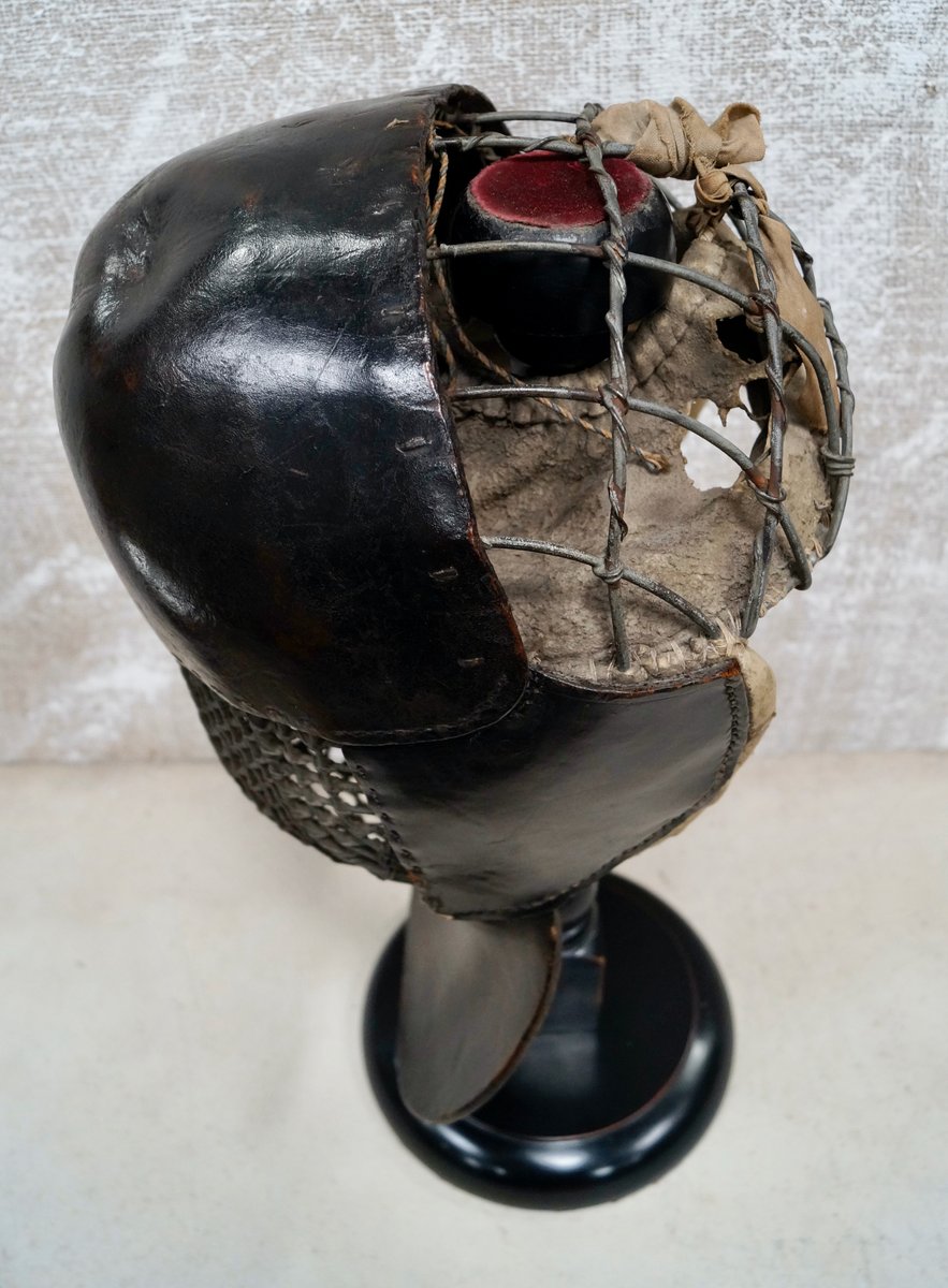 Antique Japanese Kendo Mask on Stand for sale at Pamono