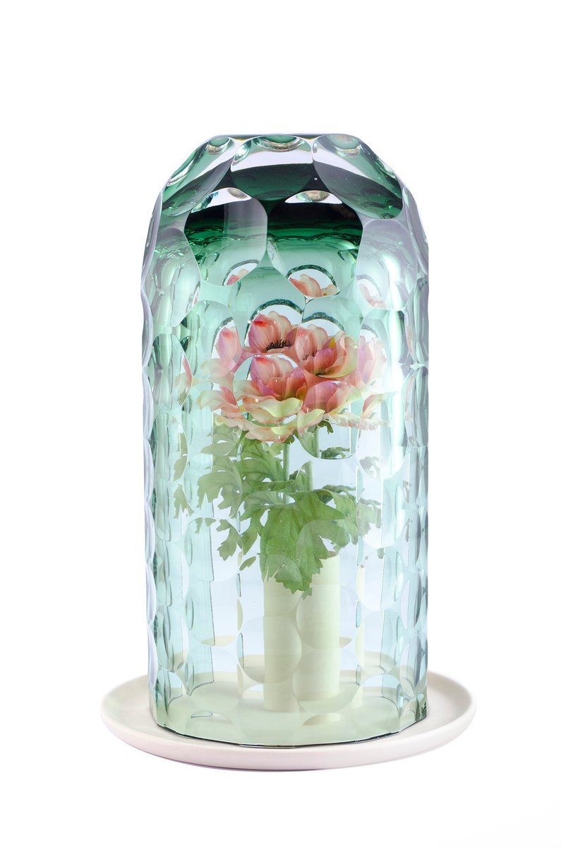 Medium Green OP-Vase by Bilge Nur Saltik for sale at Pamono