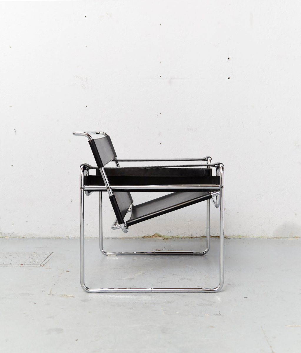 B3 Wassily Chair by Marcel Breuer for Gavina, 1970s for sale at Pamono
