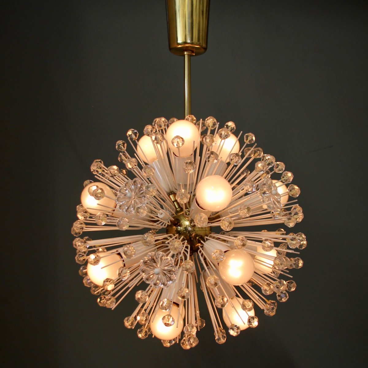 Snowball Hanging Lamp attributed to Emil Stejnar for Rupert Nikoll ...